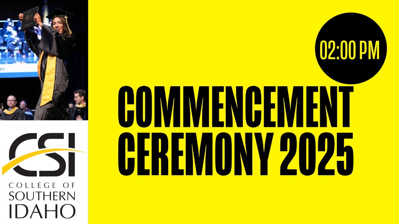 CSI Commencement Ceremony 2025 2:00 P.M. - YouTube