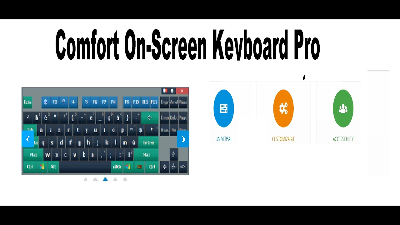 Comfort On Screen Keyboard Pro - YouTube