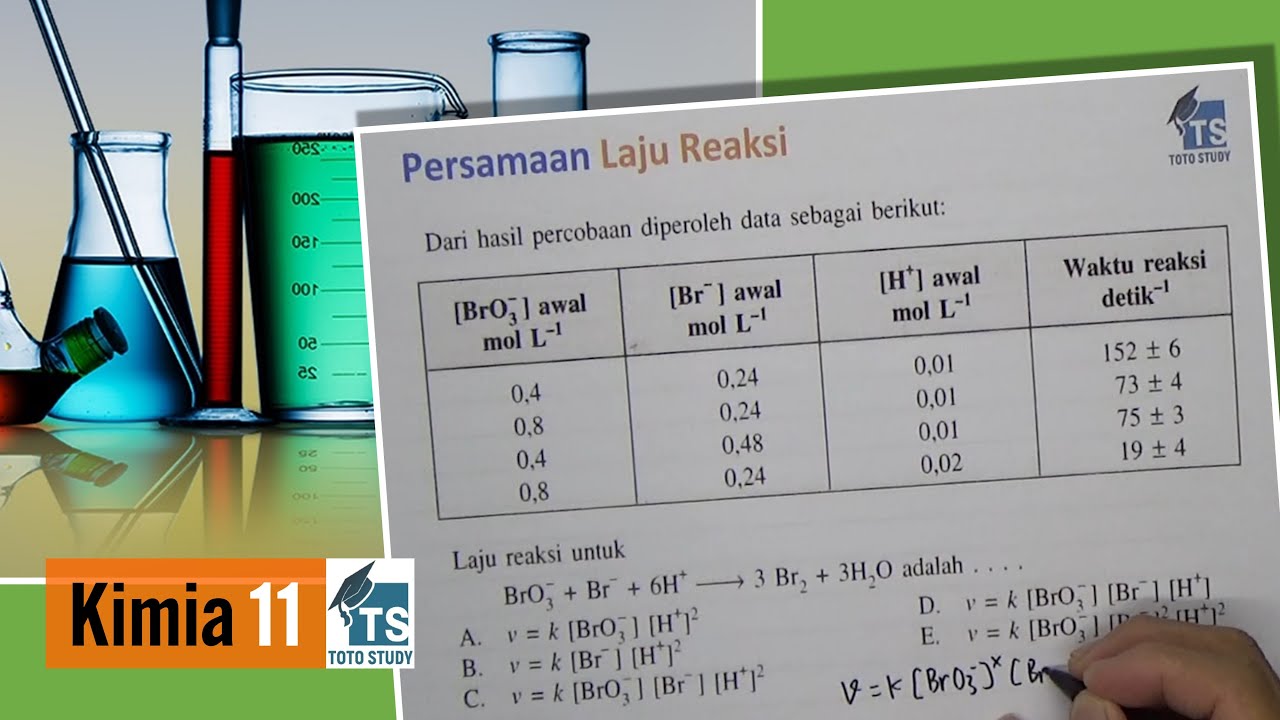 Laju Reaksi 3 Reaktan - YouTube