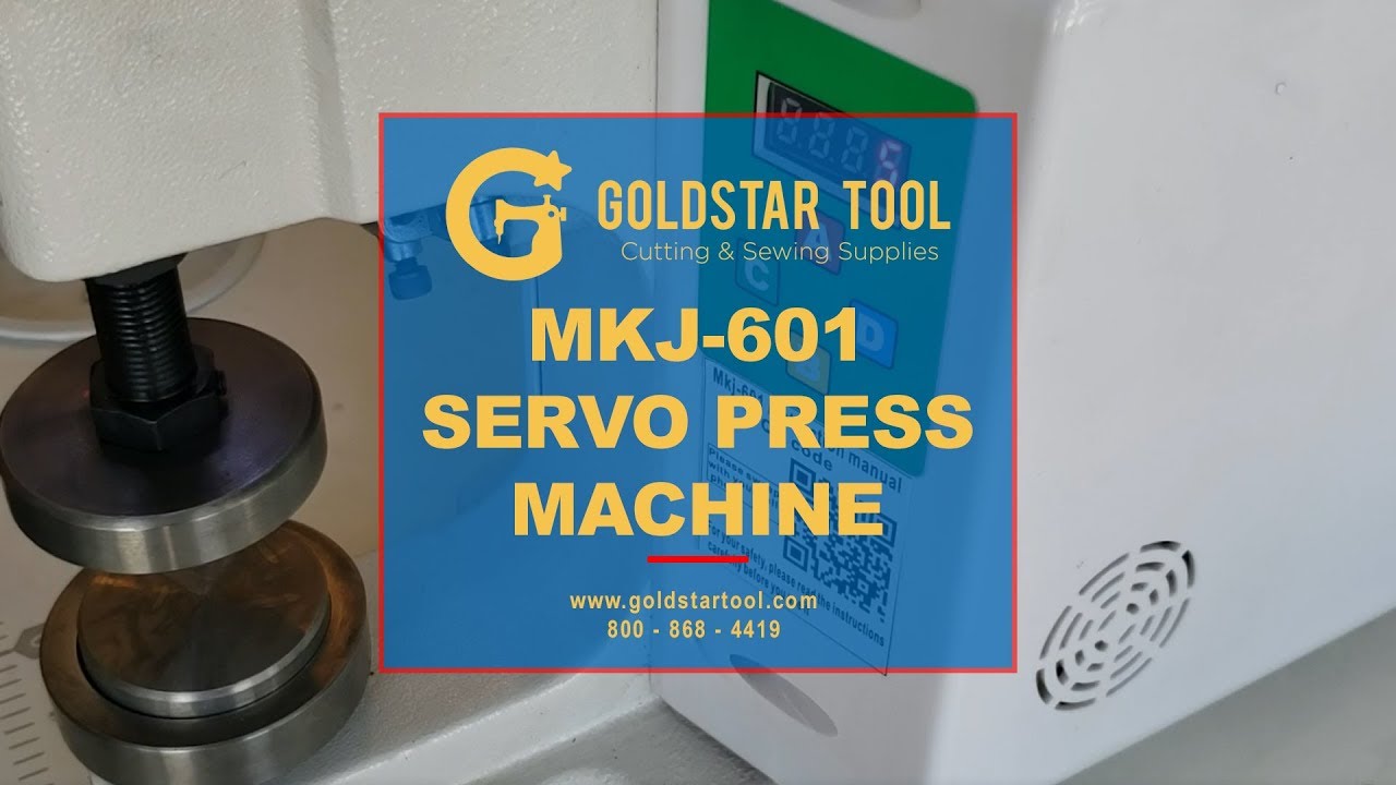 Tutorial - How to Use the MKJ-601 Servo Press Machine - Goldstartool ...