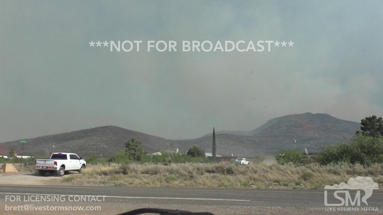 Lizard Wildfire 06-10-2017 Dragoon, Arizona (Cochise County) - Wildfire ...