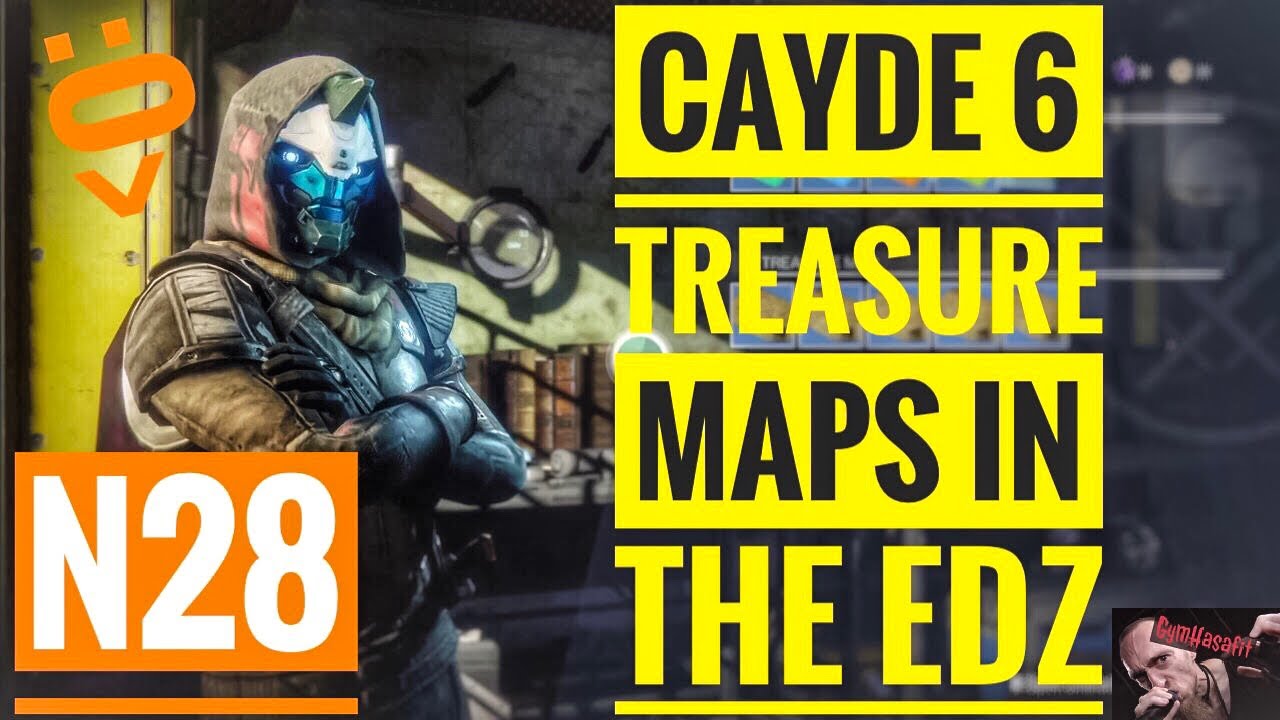 Destiny 2 : Cayde 6 Treasure Maps Locations : EDZ November 28th 2017 ...