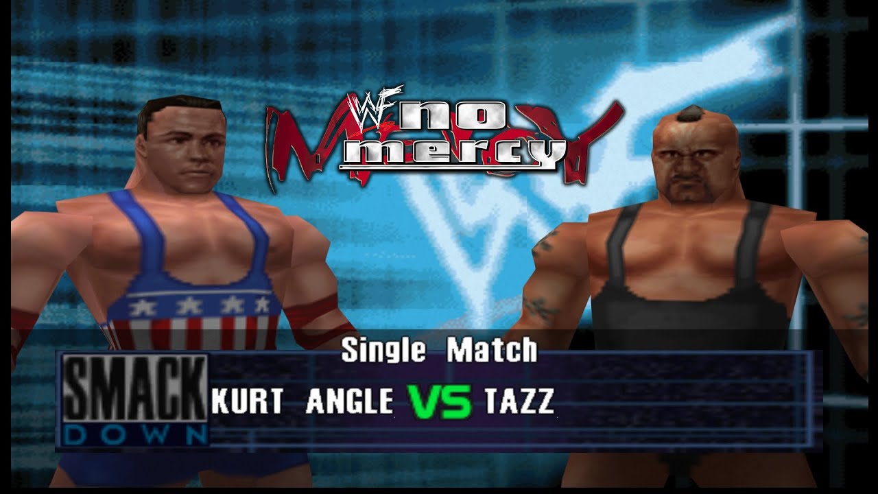 WWF No Mercy | Kurt Angle vs Tazz | Exhibition | RetroArch - YouTube