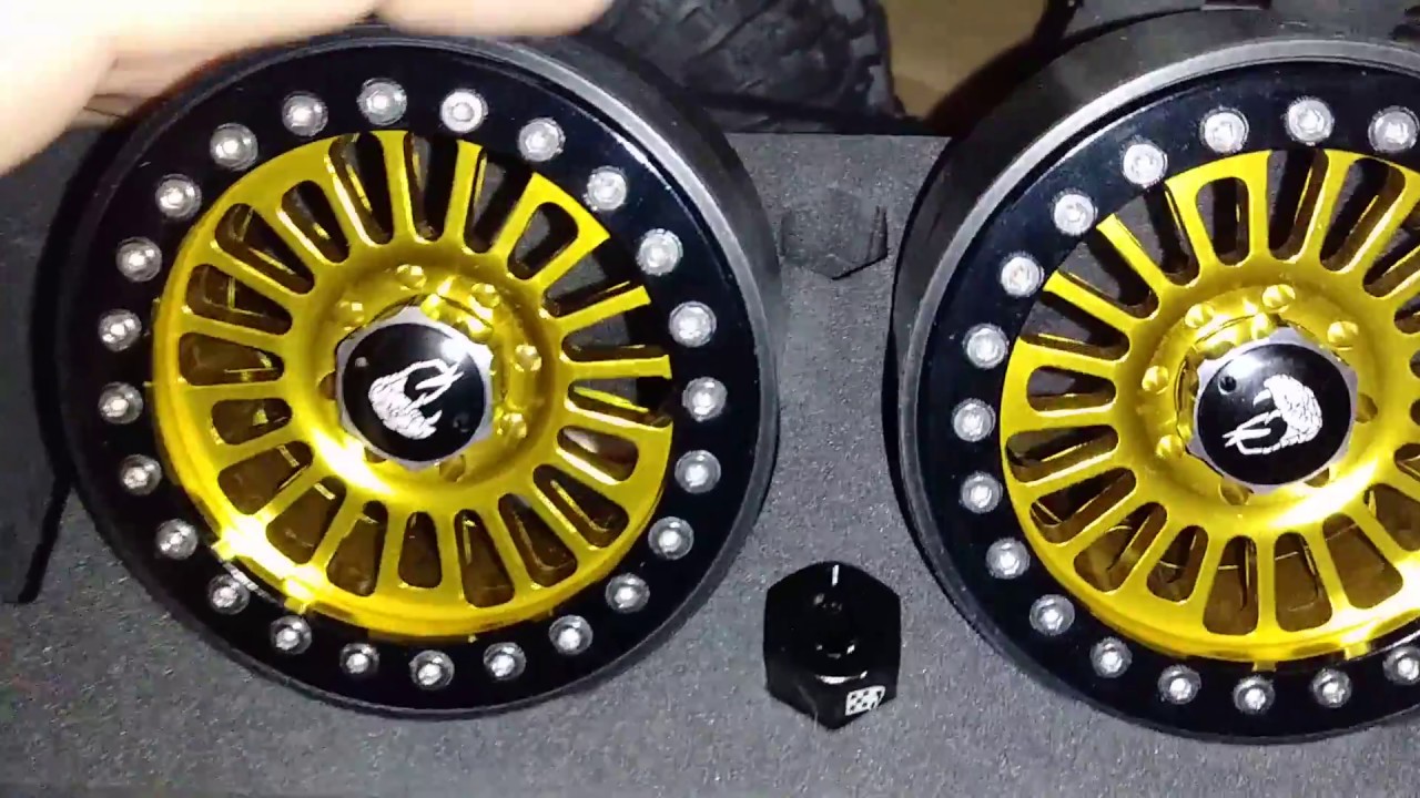 Boom Racing,Krait Venomous 2.2 Aluminum Wheels,with "dyi" wheel weights ...