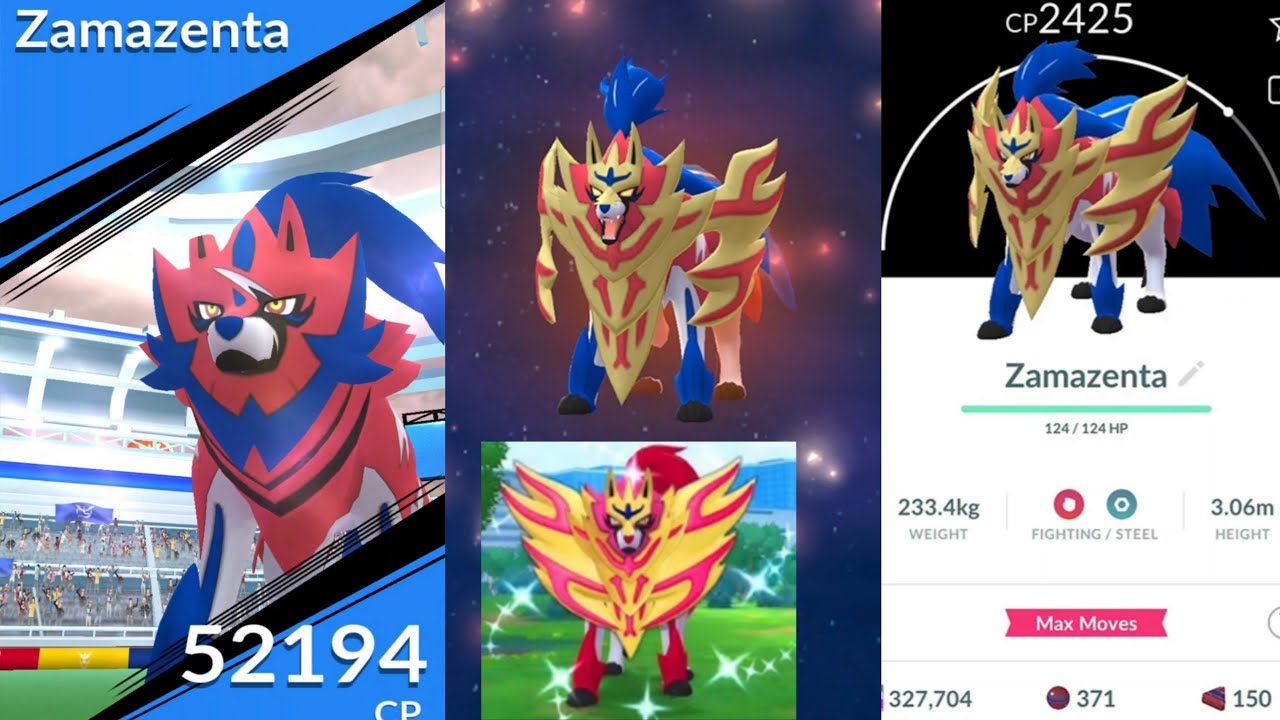 First Ever Crown Zamazenta Raid in #pokemongo - YouTube