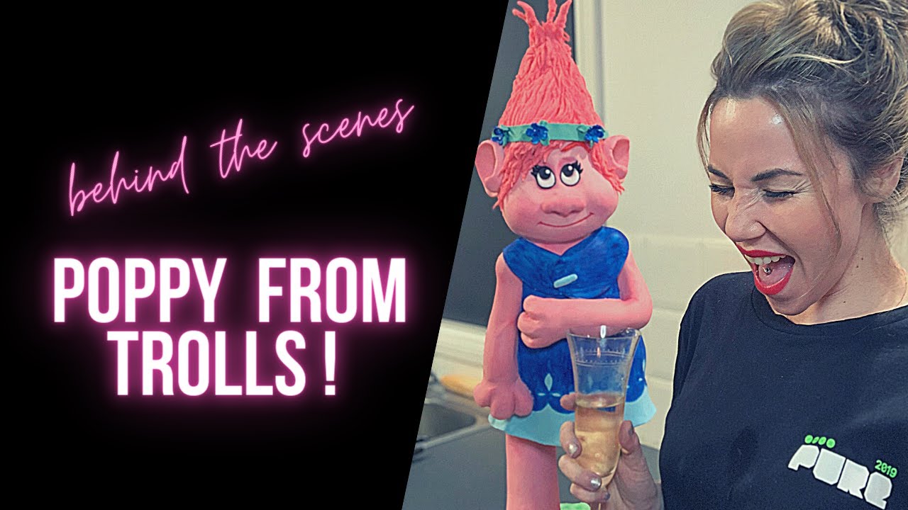 POPPY from Trolls - Dreamworks | preview of sculpting her features ...