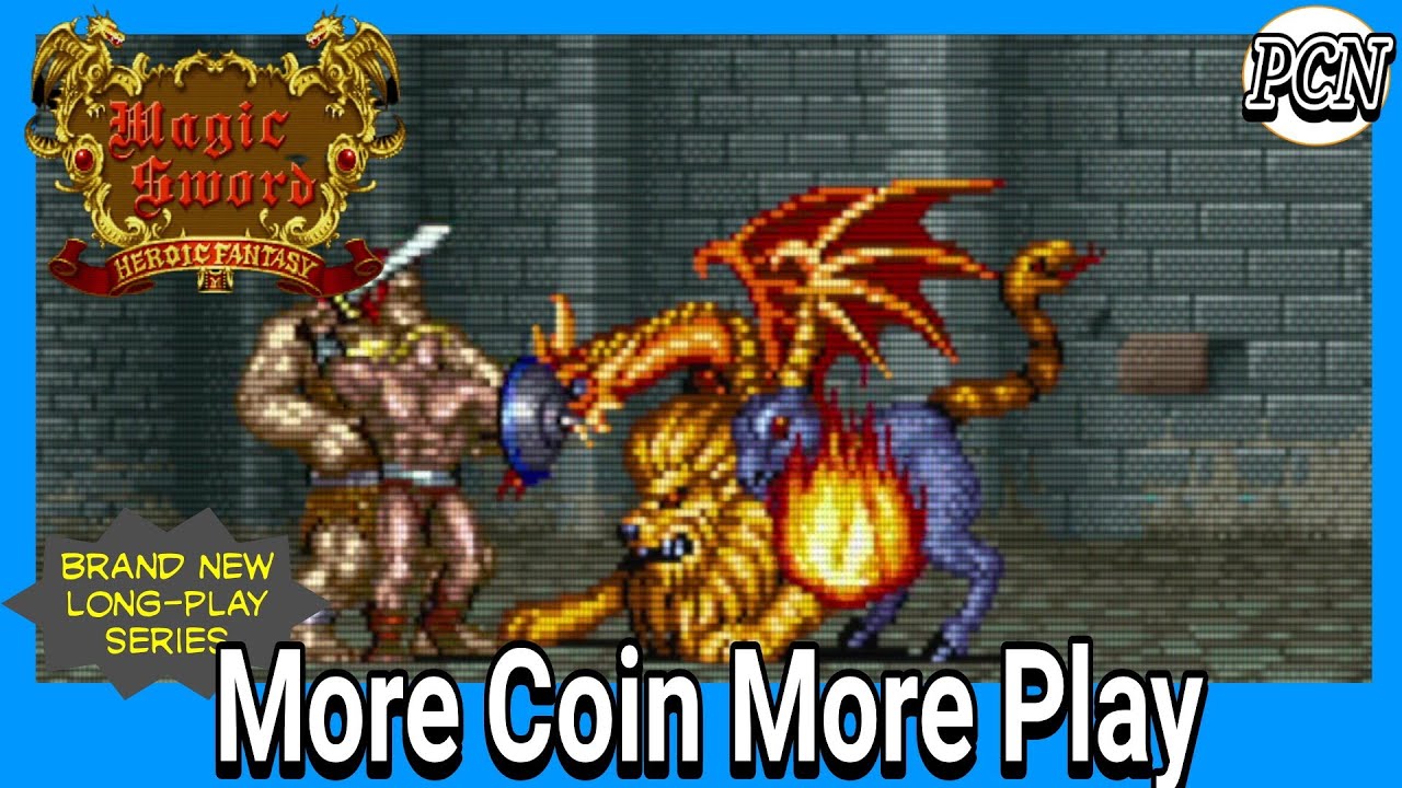 Magic Sword: Heroic Fantasy - Arcade Game Longplay - More Coin More ...