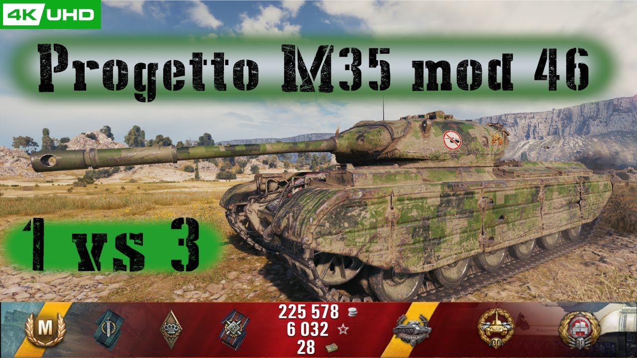 World of Tanks Progetto M35 mod 46 Replay - 7 Kills 7.4K DMG(Patch 1.6. ...