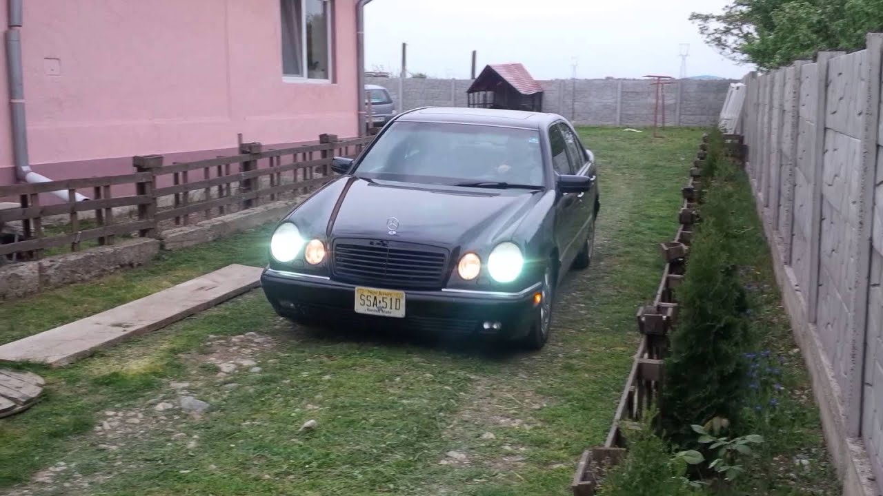 Mercedes W210 , 300D , black-line 2 - YouTube