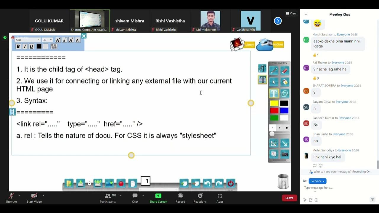 Lec 6 | HTML link tag | head tags in html | frontend course #htmltags #html #html_css - YouTube