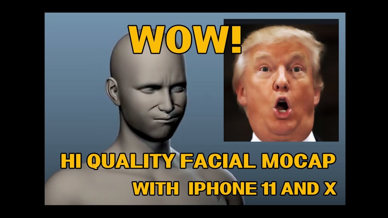 Home Facial Mocap Solution using iphone x or iphone 11. High quality ...