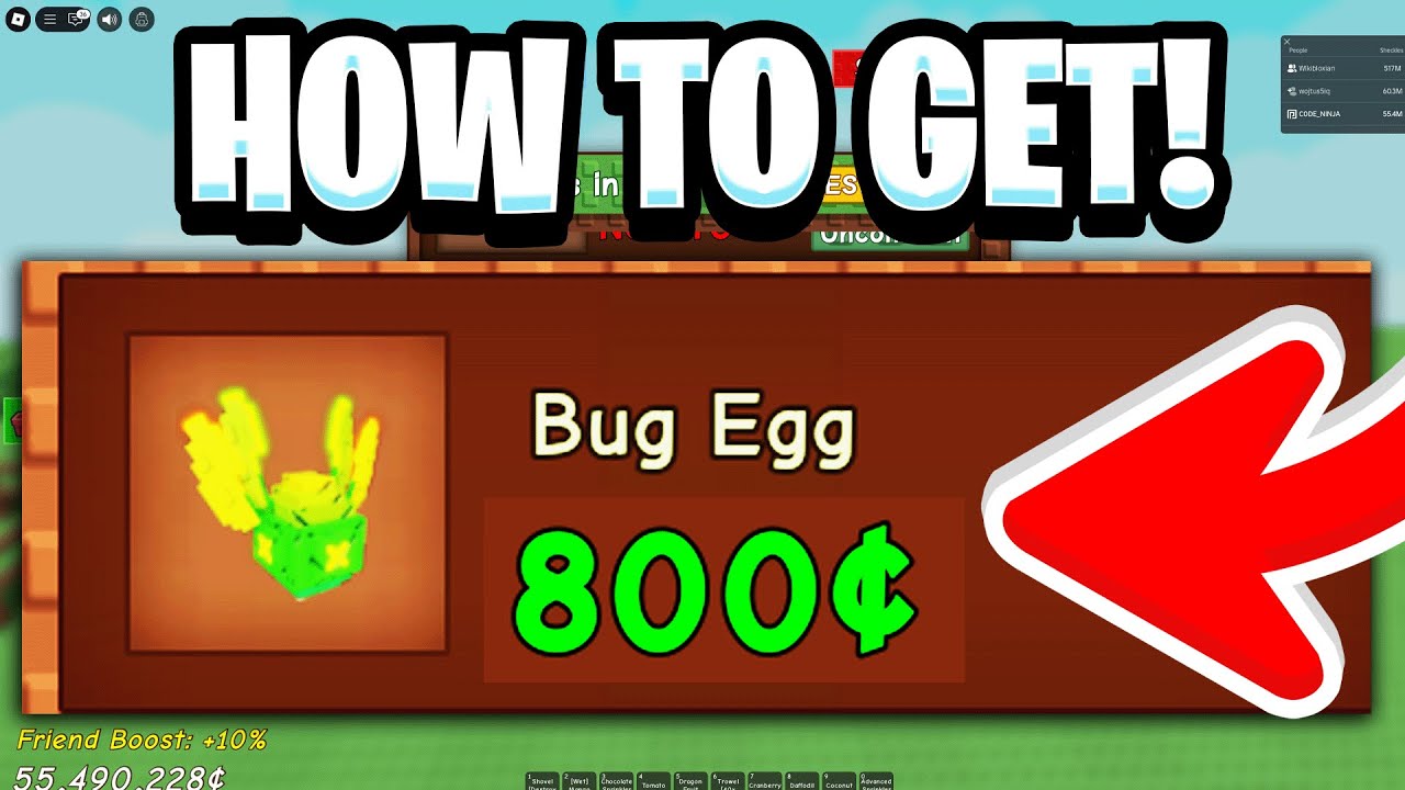 How To Get BUG EGG in Grow A Garden *HURRY* - YouTube
