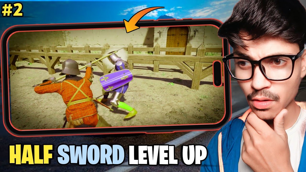 HALF SWORD MOBILE GAMEPLAY | FIGHT LEGENDS LEVEL UP | HALF SWORD MOBILE ...
