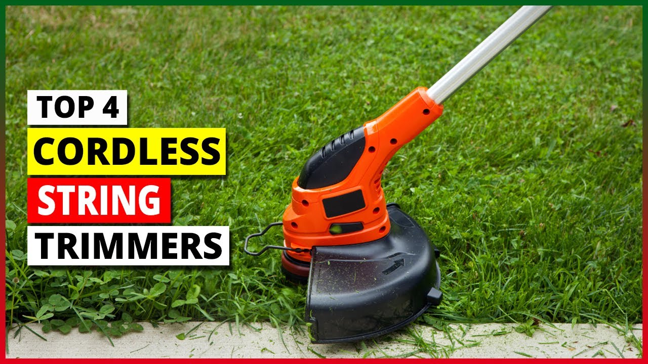 Best Cordless String Trimmers 2023 - Top 4 Picks - YouTube