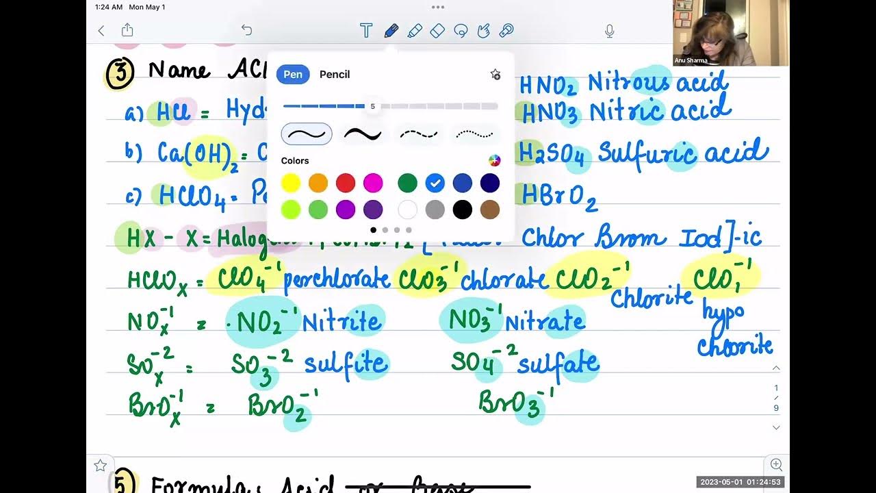 How to solve Ch 11 HW problems Naming & Formula (GOB) - YouTube