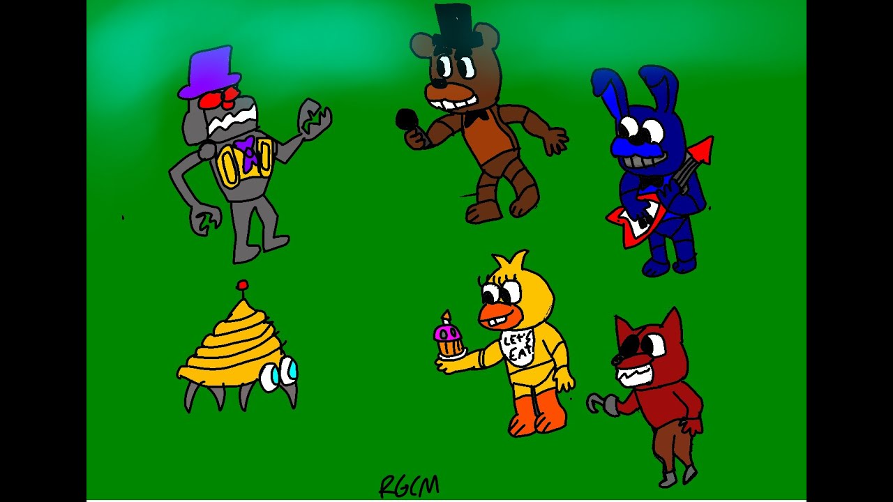 FNaF World | speed paint | RGCM GAMEPLAY - YouTube
