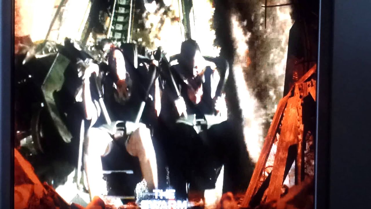 The Swarm-Thorpe Park On Ride View - YouTube