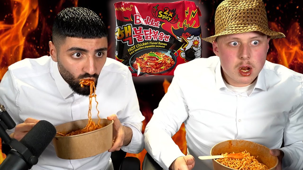 SCHÄRFSTEN NUDELN DER WELT | Das brennt 2 mal | Jordan & Semih STREAM ...