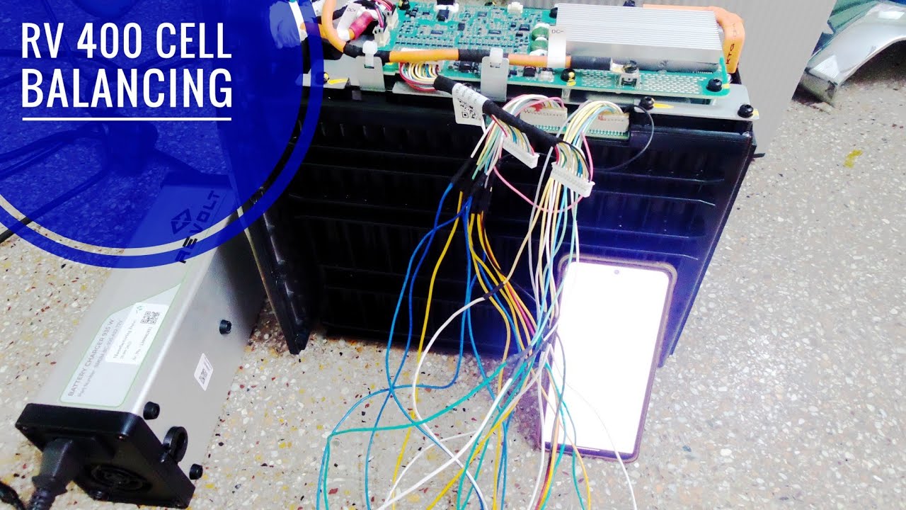 Revolt RV 400 battery cell balancing - YouTube