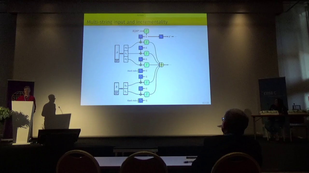 FSE 2018 - Farfalle: parallel permutation-based cryptography - YouTube