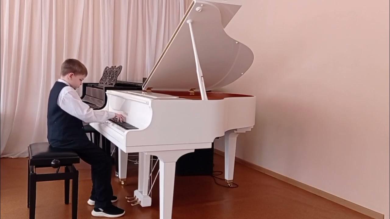 Видеозапись для конкурса «Юный пианист» Христачев Сергей 10 лет - YouTube