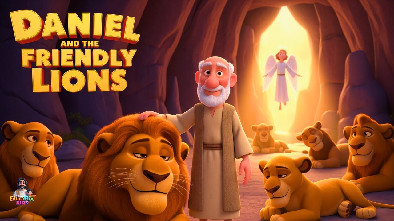 Daniel in the Lion's Den | Christian Song for Kids - EducaFlix Kids ...
