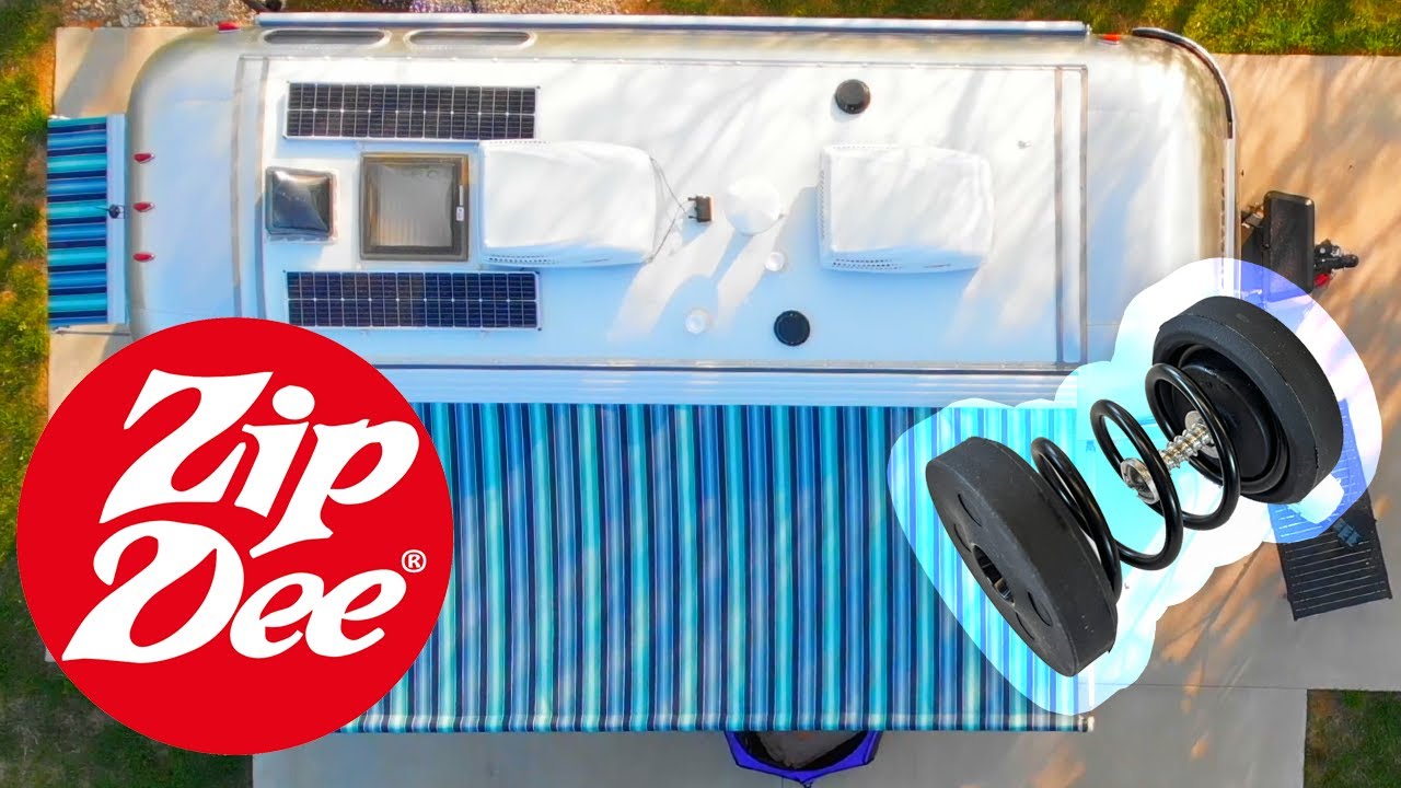ZipDee Relax Awning Spring Assist Upgrade - Does it work?! Review & Install! - YouTube