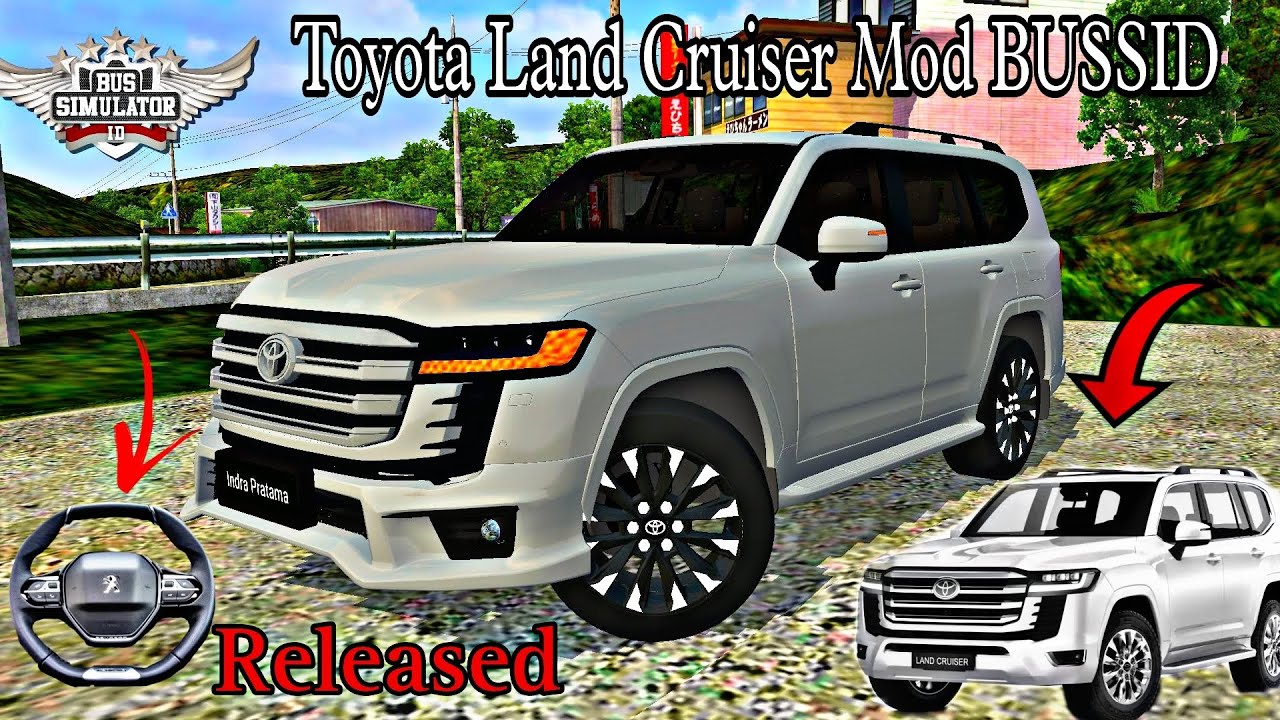 Toyota Land Cruiser Mod BUSSID ||car mod bussid |Bussid mod - YouTube