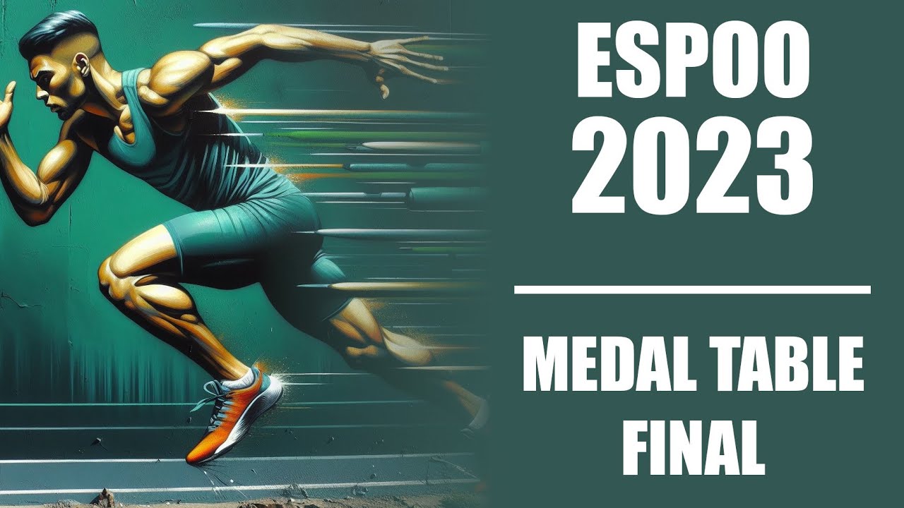 2023 European Athletics U23 Championships Espoo - Final Medal Table ...