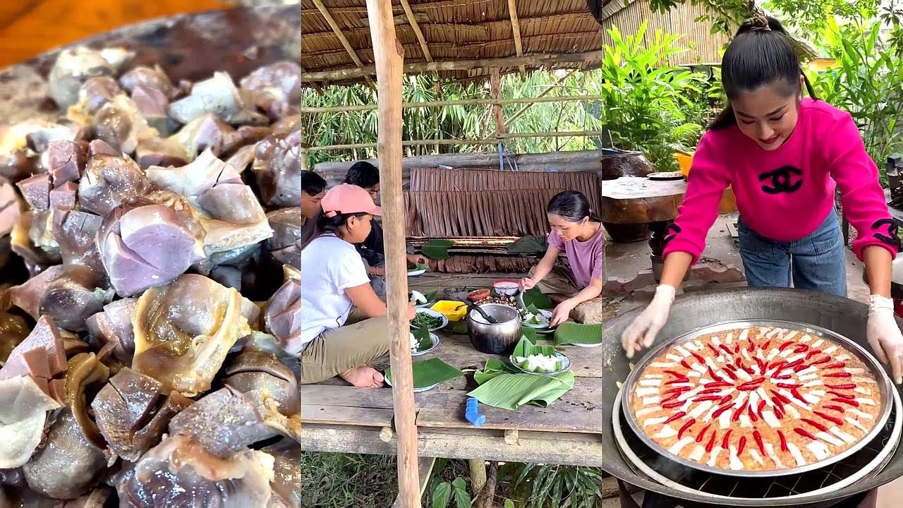 How to cook tasty food boiled with Prohok sauce in my countryside ...