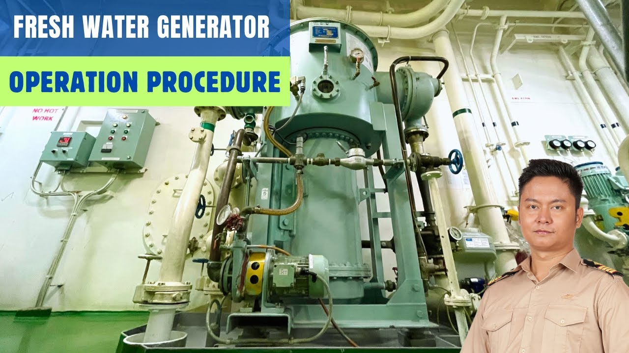 FRESH WATER GENERATOR | Operation Procedures | Marine Engineering ...