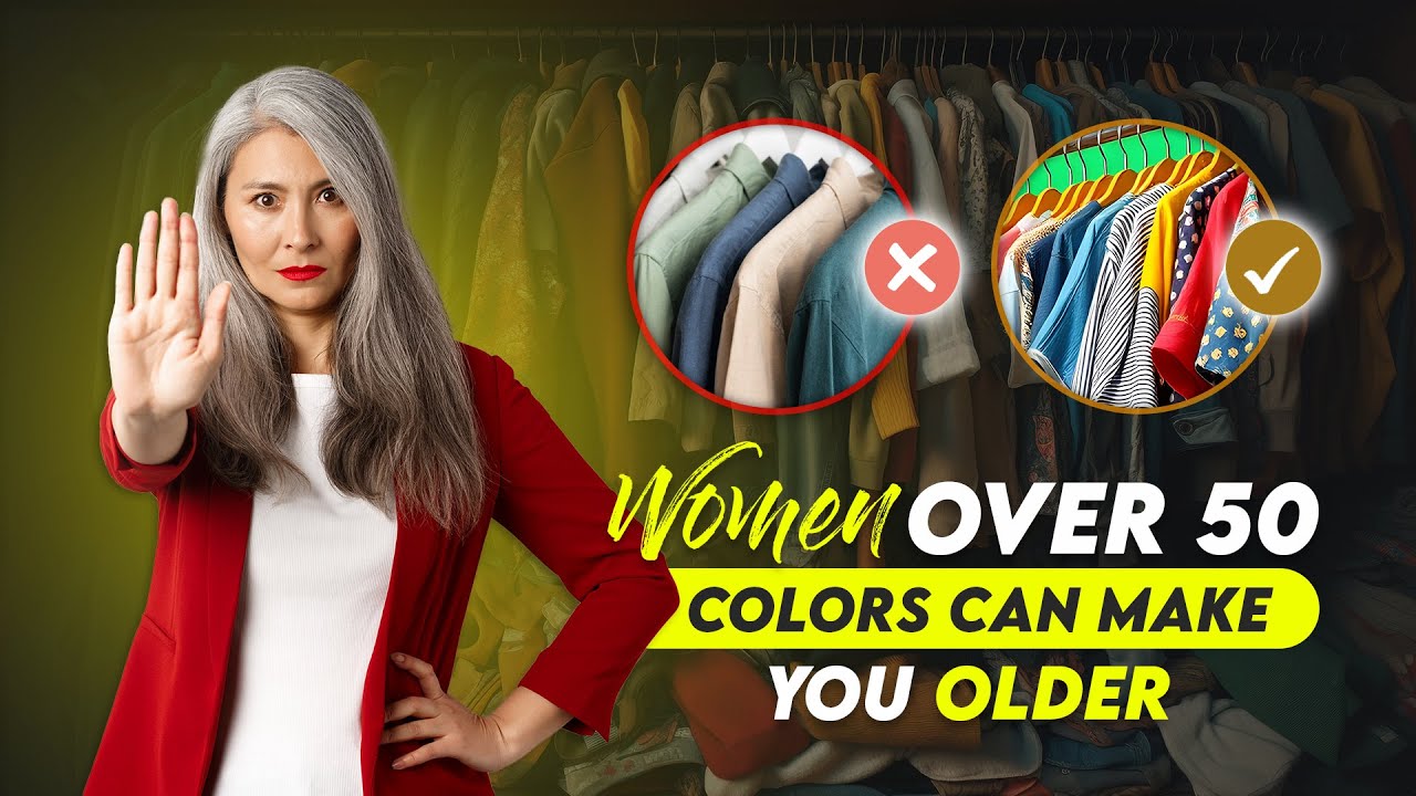 Avoid those colors that can make you older after 50 and discover the ...