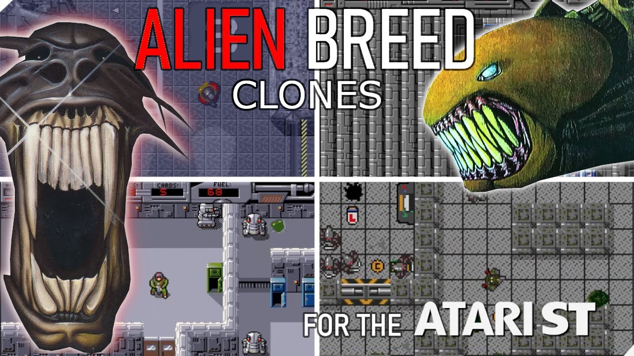 Alien Breed clones on the Atari ST - Storm 94, Alien Thing, Alien Blast ...
