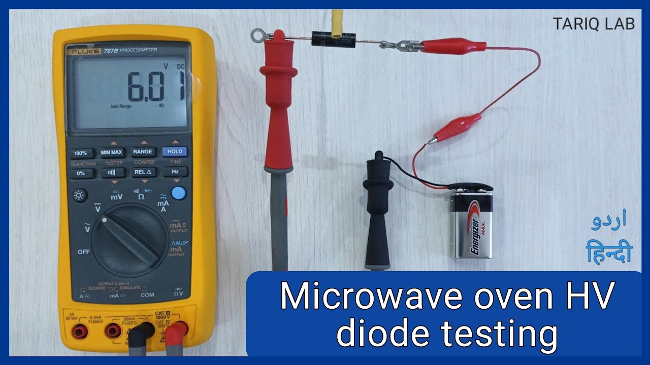 How to test microwave diode - YouTube