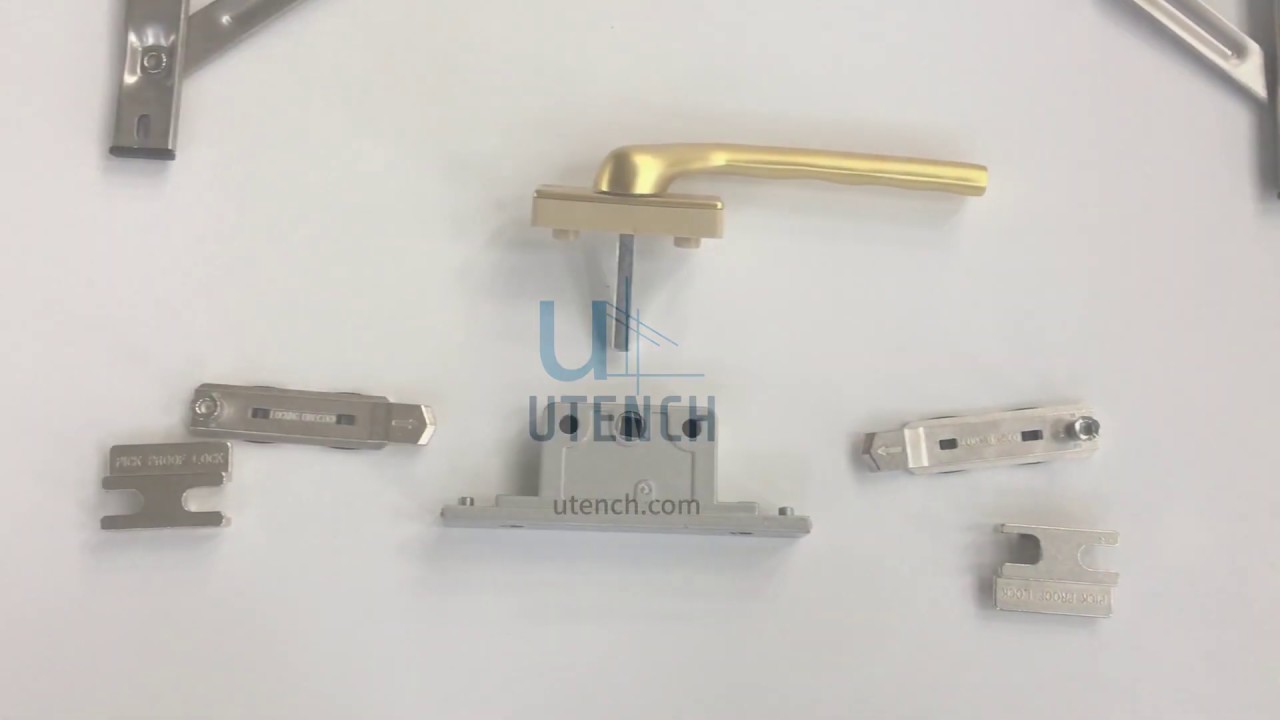 Aluminium top hung window hardware - YouTube