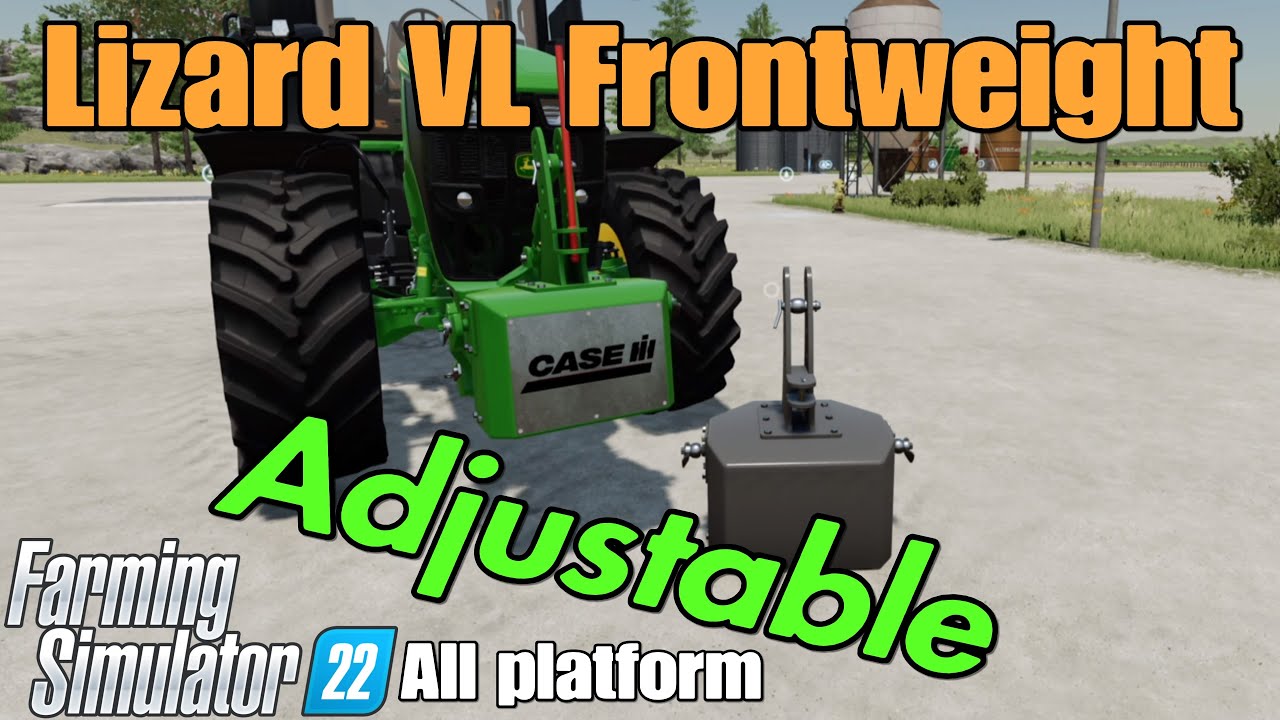 Lizard VL Frontweight / FS22 mod for all platforms - YouTube