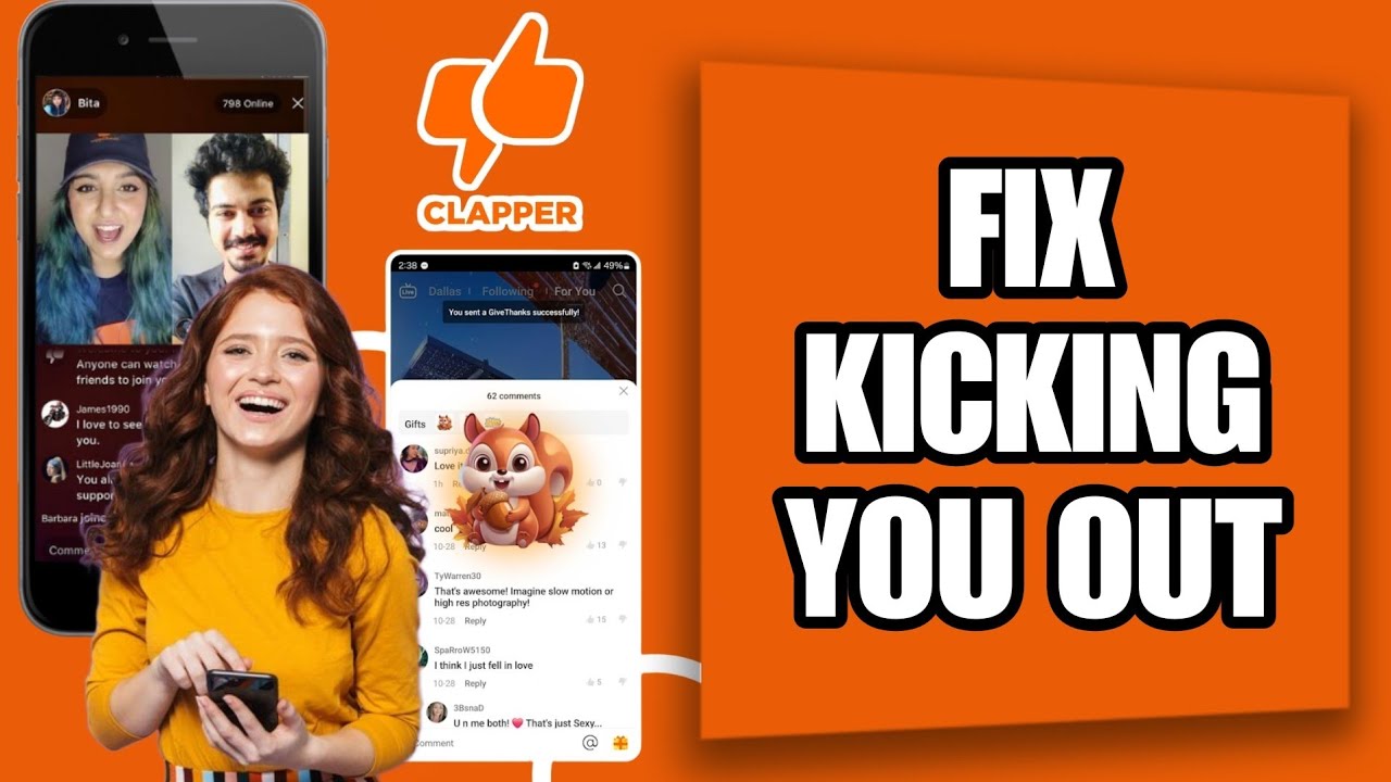 How To Fix And Solve Kicking You Out /Step By Step On Clapper App..New ...