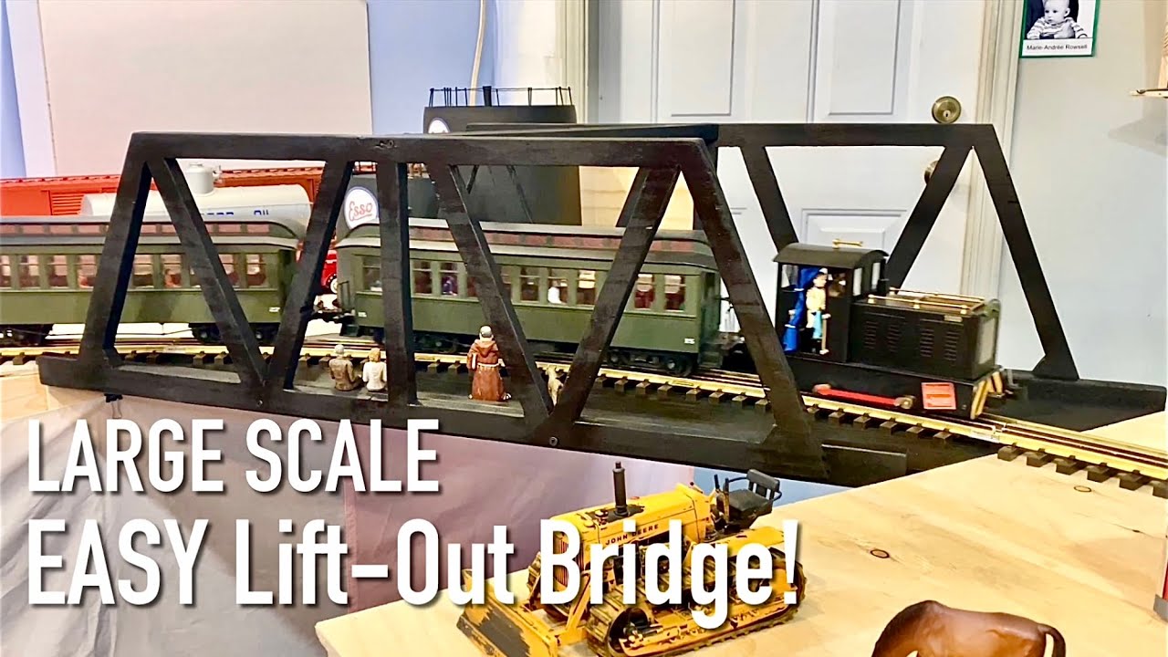 Casselman ON: Build a SUPER EASY Large Scale Lift-Out Bridge in a Day ...