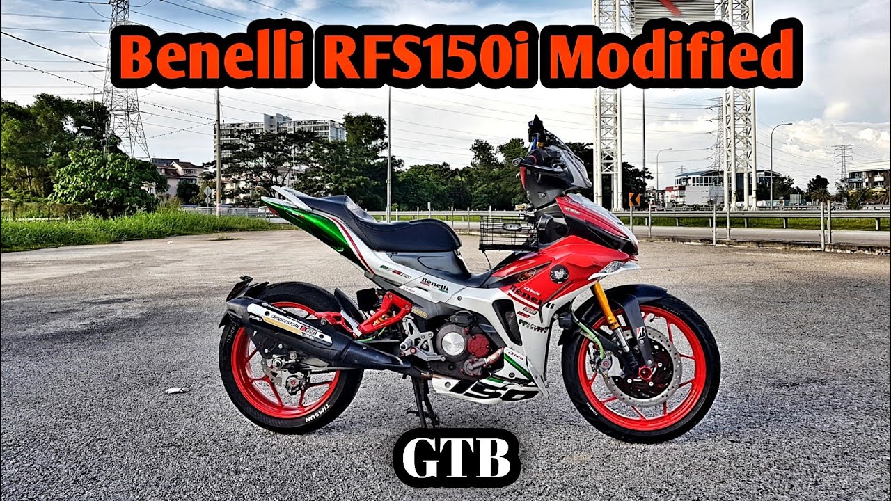 Benelli RFS150i Limited Edition | Modified GTB - YouTube