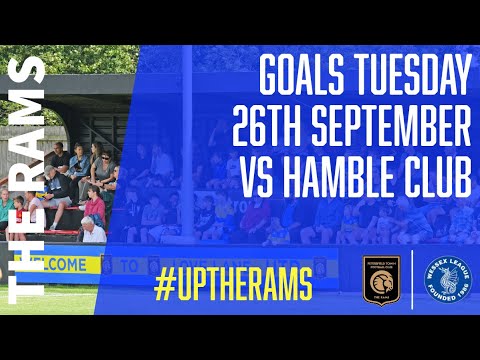Goals from Tuesday 26th September vs Hamble Club - YouTube