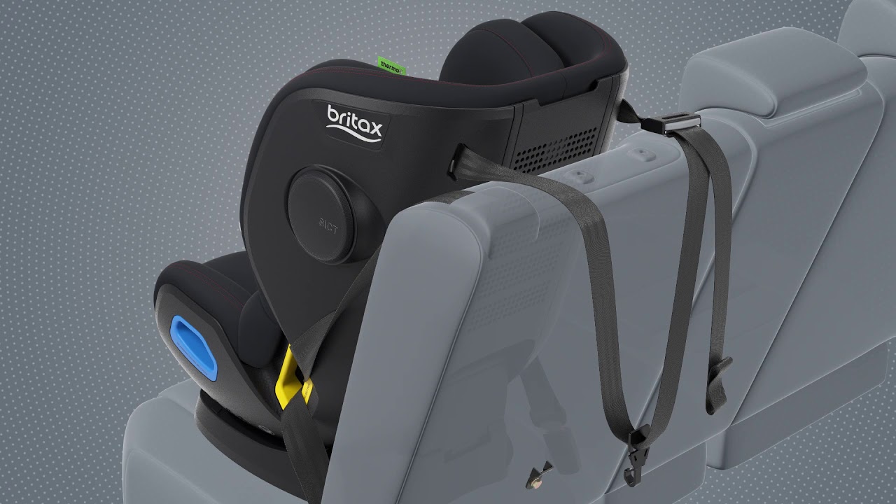 How to install the Britax b-first in forward facing position - YouTube