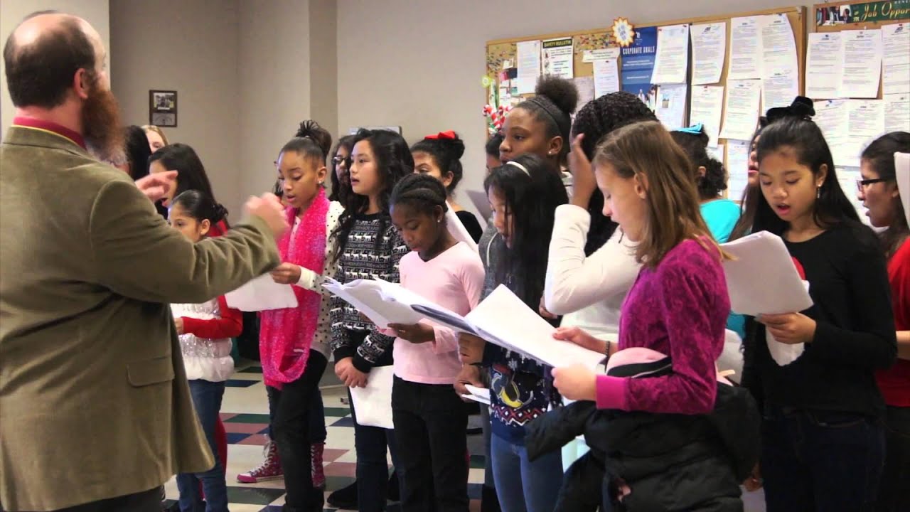 Trusty Elementary Carolers Visit ArcBest Headquarters - YouTube