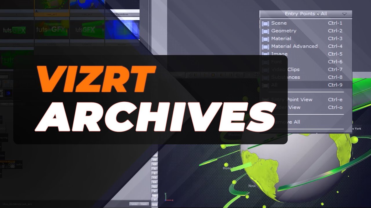 How to Archive Scenes in Vizrt Artist 3.X - YouTube
