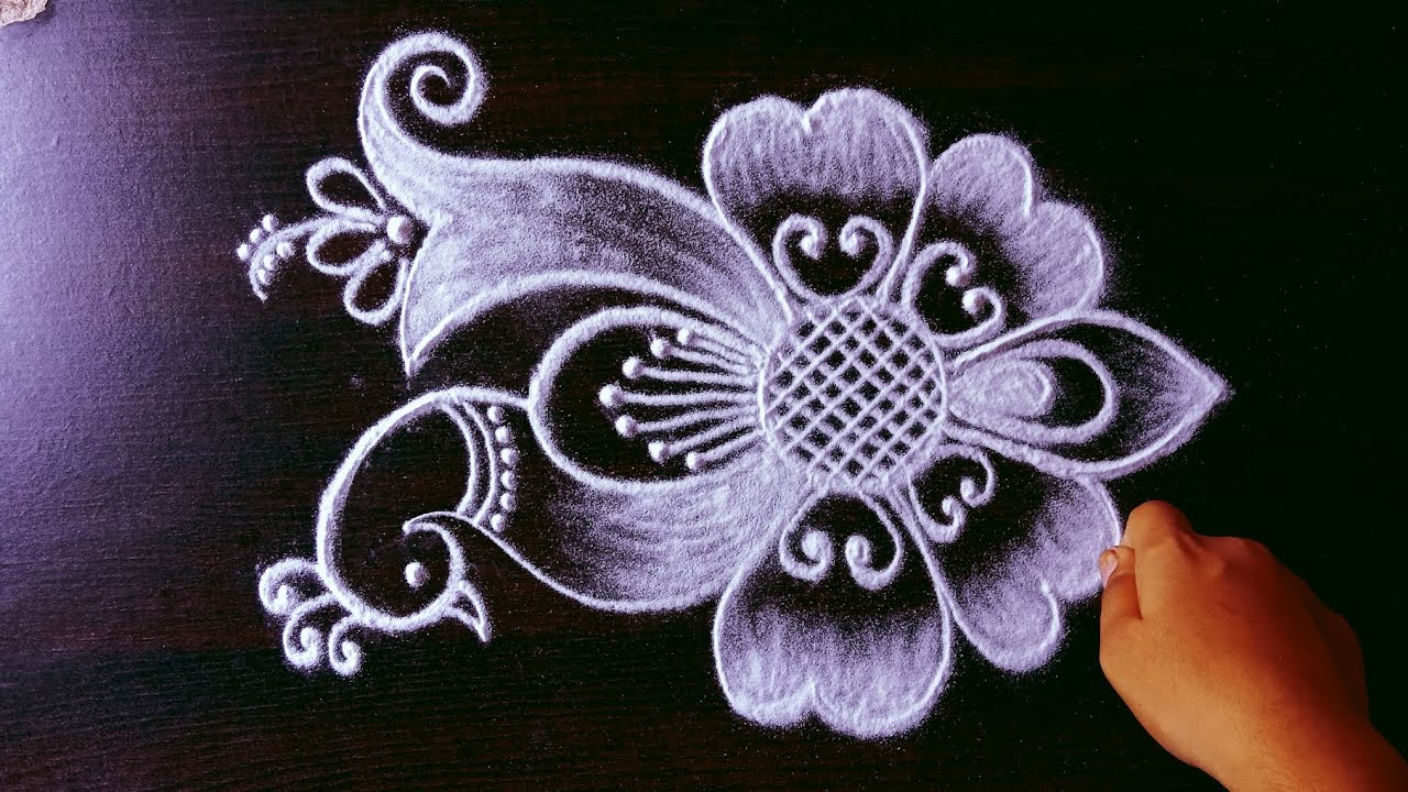 Diwali rangoli designs 2024 | diwali beautiful rangoli l peacock ...