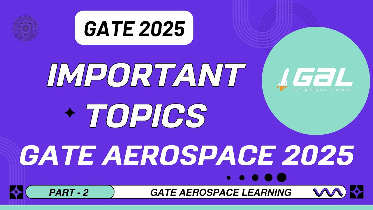 Part - 2 | Key Topics and Subject Order for GATE Aerospace 2025|# ...