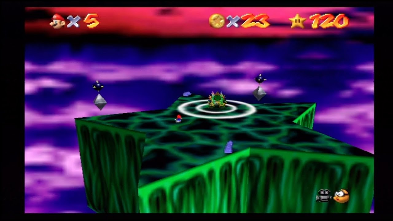 Super Mario 64: Bowser in the Sky + Ending - YouTube