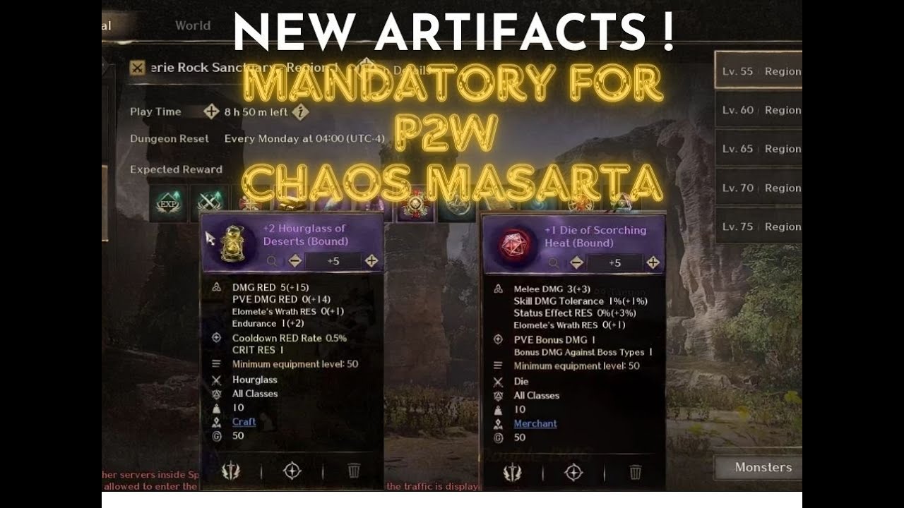 Night Crows - NEW ARTIFACTS, META FOR CHAOS MASARTA !! - YouTube