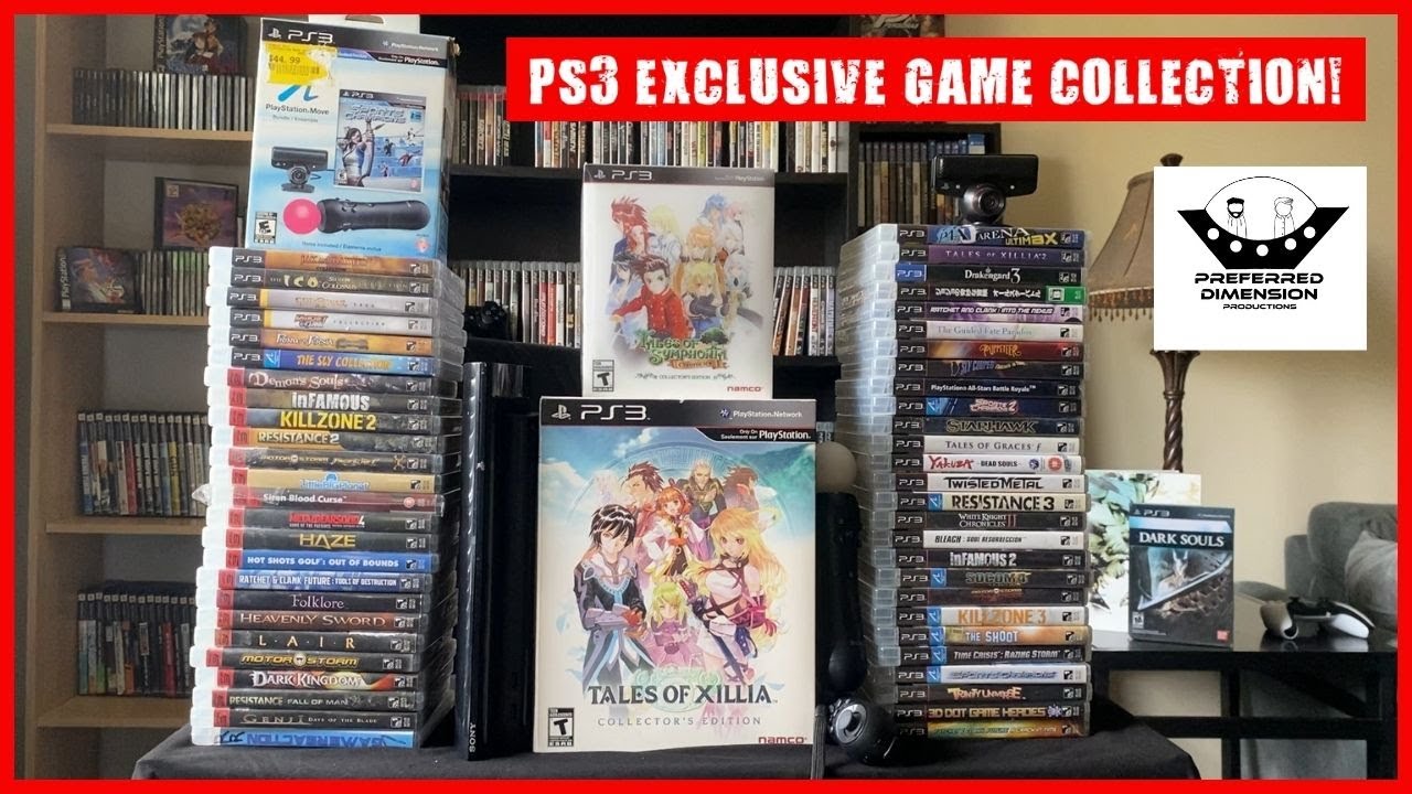PS3 Exclusive Game Collection (GET THEM BEFORE IT'S TOO LATE!) - YouTube
