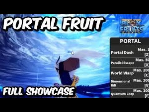 Reviewing the Portal fruit Roblox Blox fruits - YouTube