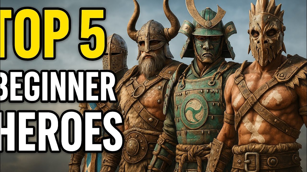 Top 5 Beginner heroes (and how to use them) part 1 #gaming #forhonor # ...